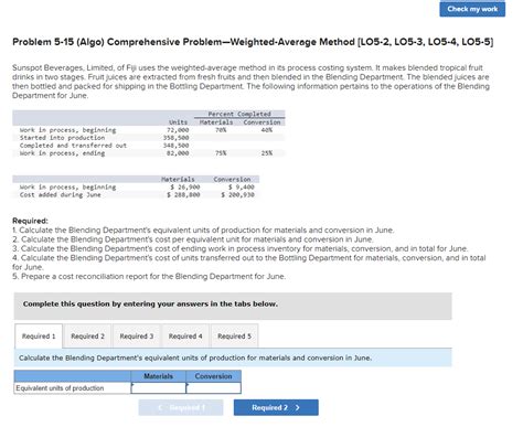 solved check my work problem 5 15 algo comprehensive