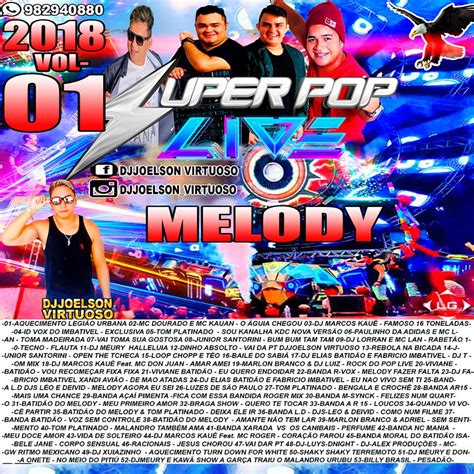 CD MELODY VOL SUPER POP LIVE DJJOELSON VIRTUOSO Radio Mania Do Melody
