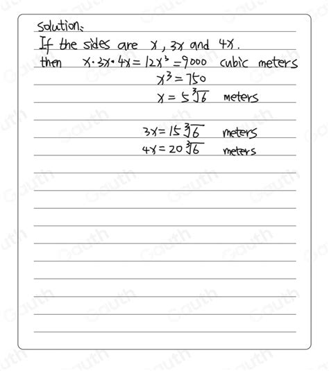 Solved 7 The Dimensions Of A Rectangular Parallelepiped Are In A