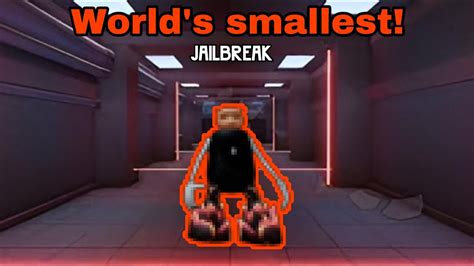 Jailbreak Gameplay With WORLDS SMALLEST AVATAR Roblox YouTube