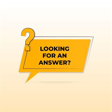 Premium Vector Looking For An Answer Text With Question Mark Background