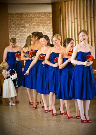 Blue Dress Red Heels Royal Blue Bridesmaid Dresses Royal Blue