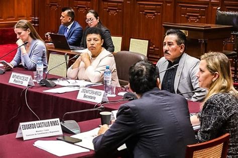 Congreso Comisión De Constitución Debatirá Proyectos De Ley Que Solo