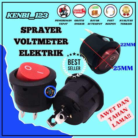 Jual Voltmeter Sprayer Volt Meter Sprayer Elektrik Kenbi123