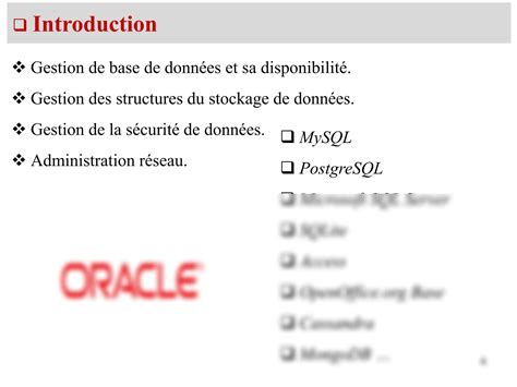 SOLUTION Architecture Du Sgbd Oracle Studypool