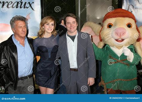 Dustin Hoffman Emma Watson Matthew Broderick Photographie éditorial