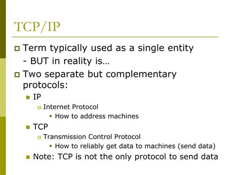 ppt unraveling networks and tcp ip protocols and technologies