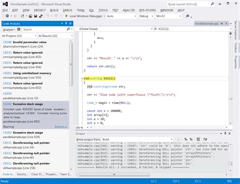 Comparing Static Analysis In Visual Studio Visual C And