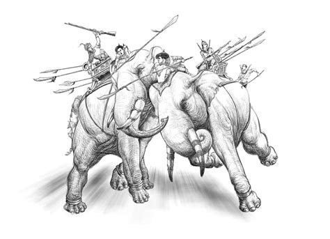 สงครามยุทธหัตถี Elephant Duel World Of History