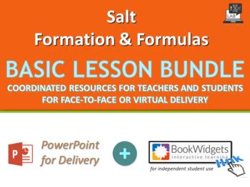 Formation Of Ionic Compounds BASIC BUNDLE Lesson Digital Notebook