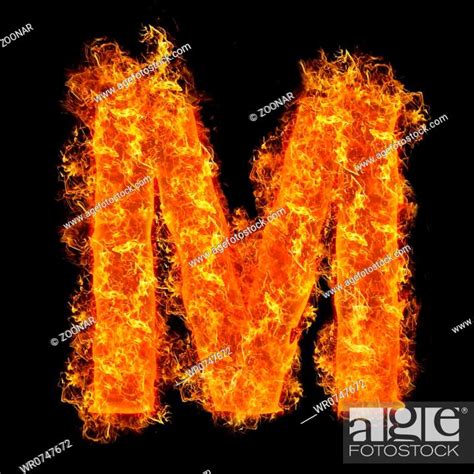 Letter M Fire