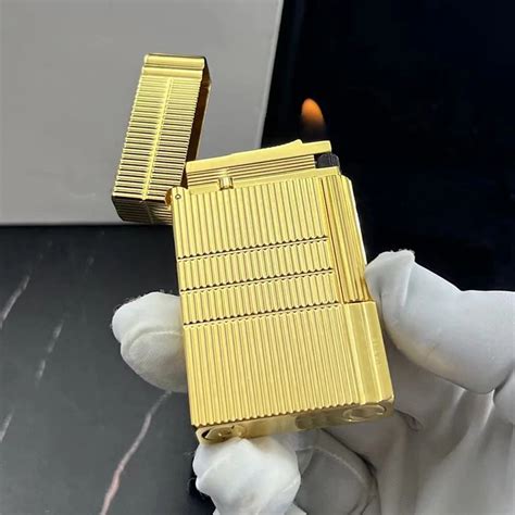 수평 라인 수직 그레인 담배 흡연 가스 라이터 부드러운 불꽃 최고의 D 브랜드 남성용 생일 선물 신상 Aliexpress