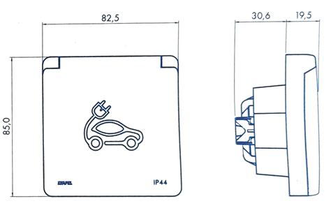 Tomada Reforçada Para Carregamento De Veículos Elétricos Efapel Ucharge Ucharge