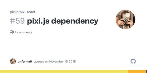 pixi js dependency · issue 59 · pixijs pixi react · github