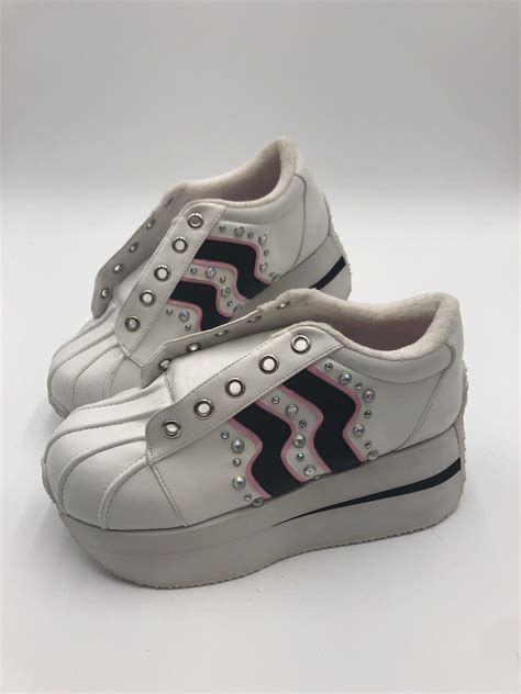 Vintage Dolls Kill Bratz” Platform Sneakers Embellis Gem