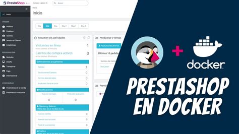 PRESTASHOP En Docker Tu TIENDA VIRTUAL E COMMERCE Como CONTENEDOR DOCKER YouTube