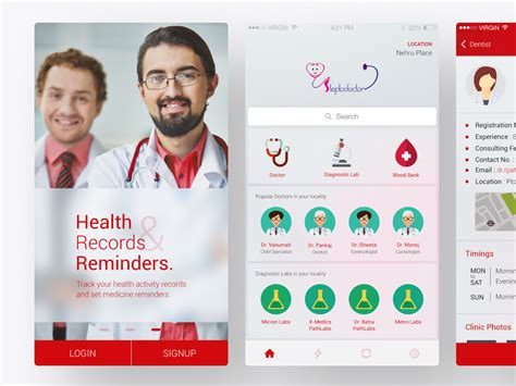 StepToDoctor For Patients Mobile App UI UX By Soumitra Mishra On Dribbble