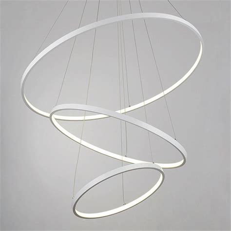 Moderne Pendelleuchte Led Ring Design Aus Acryl Cm Cm Cm