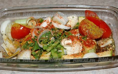 Рецепт овощей запеченных в духовке 15 фото в рецепте