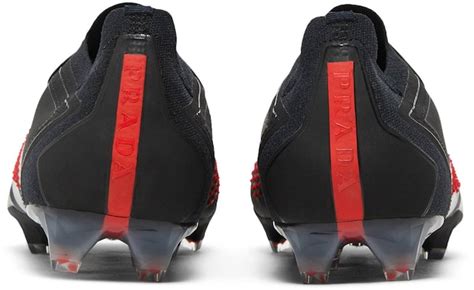 Prada X Adidas Predator Accuracy Lux1 L Fg Black Solar Red Id9303
