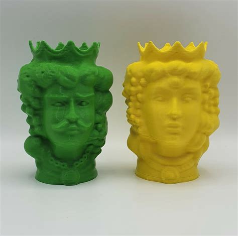 Stl File Sicilian Teste Di Moro Couple・model To Download And 3d Print・cults