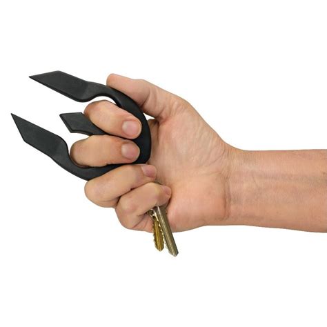 Spartan Self Defense Keychain Knuckle Weapon Gold The Home Security