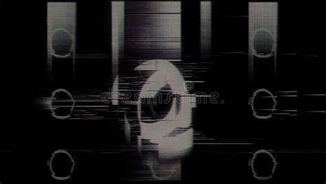 Pixelated Texture Digital Errors On The Screen Stock Image Image Of