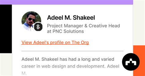 adeel m shakeel project manager and creative head at pnc solutions