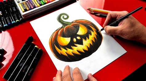 How To Draw A Jack Olantern Advanced Youtube
