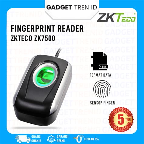 Fingerprint Reader Fingerprint Reader Fingerprint Zkteco Zk7500 Shopee Malaysia