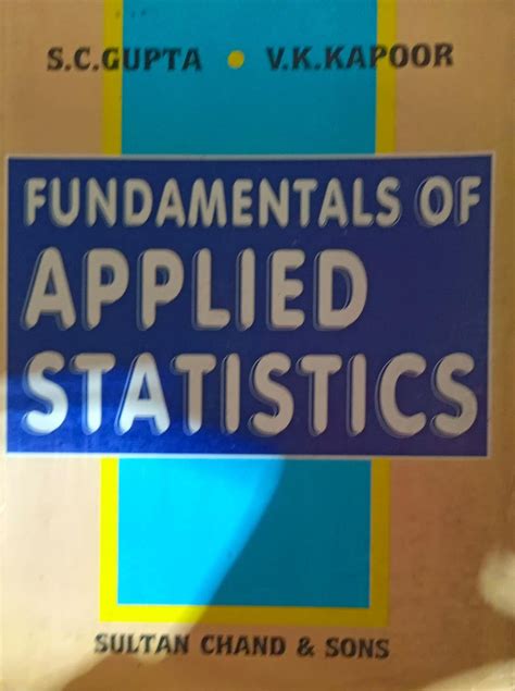 Buy Fundamentals Of Applied Statistics By SC Gupta Second Hand Used