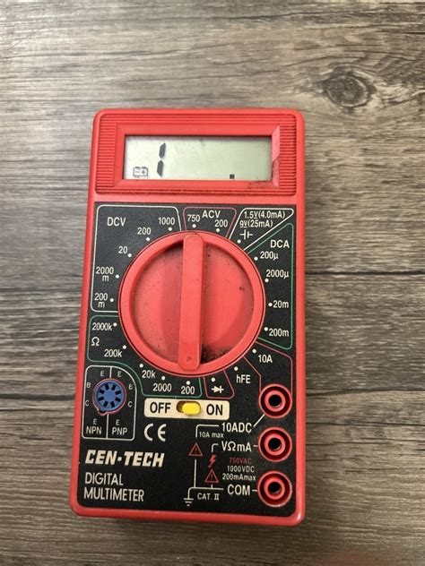 Harbor Freight Cen Tech 7 Function Digital Multimeter 90899 Ebay