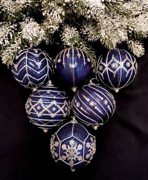 Набор ёлочных шаров Черничное мороженое в интернет магазине на Ярмарке Мастеров Елочные