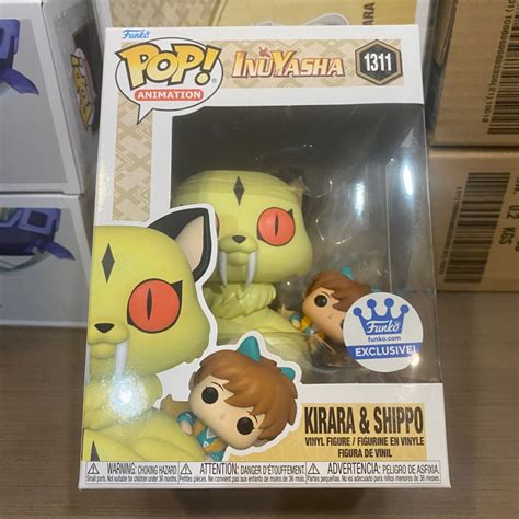 李大 正版現貨 Funko Pop 犬夜叉 雲母 七寶 Funko Shop Kirara Shippo 1311 蝦皮購物