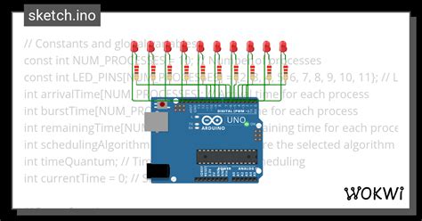 Aurdino Led Sim Wokwi Esp32 Stm32 Arduino Simulator