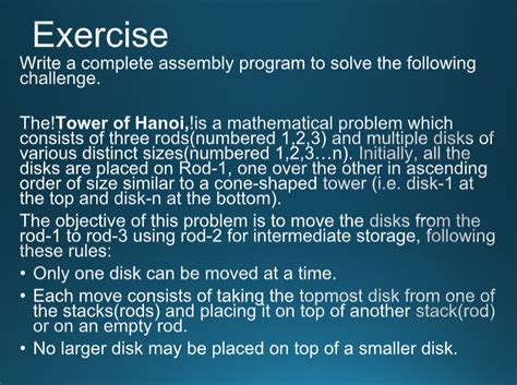Solved Exercise Write A Complete Assembly Program To Solve Chegg