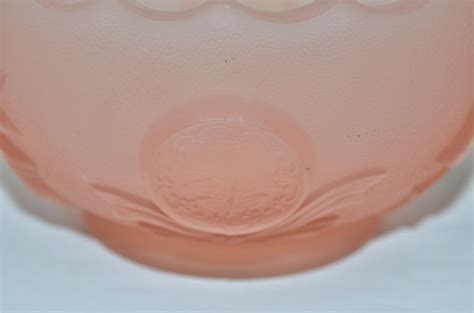 Vintage Lenox Imperial Pink Satin Glass Basket With Split Etsy