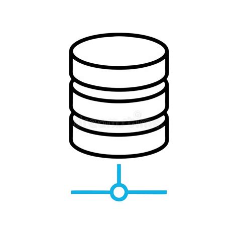 Database Icon Isolated On White Background From Database And Servers