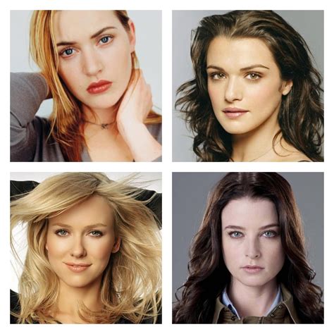 Kate Winslet Vs Rachel Weisz Vs Naomi Watts Vs Rachel Nichols R