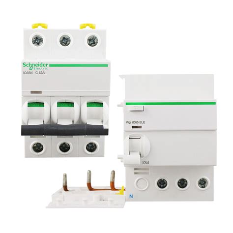 施耐德电气漏电保护空开 Ic65n 2p Dpn断漏器家用总闸开关断路器虎窝淘