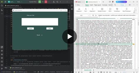 python spamdetection naivebayes machinelearning nlp datascience