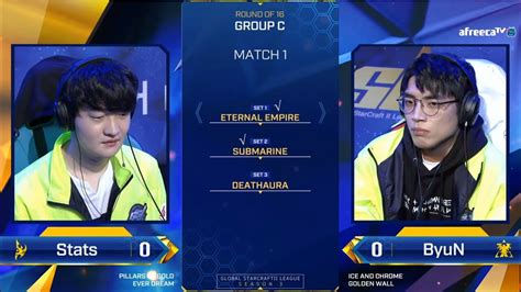 GSL S Ro Group C Match Stats Vs ByuN YouTube