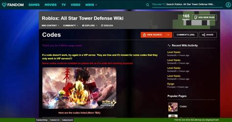 Codes For All Star Tower Defense 2021 Working Alertbasta