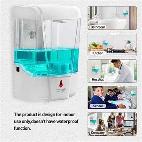 Touchless Automatic Hand Sanitizer Dispenser Gel Wall Mount Hands Free