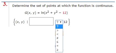 Solved Determine The Set Of Points At Which The Function Chegg