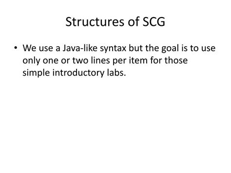 Ppt Scg Example Labs Powerpoint Presentation Free Download Id4670287