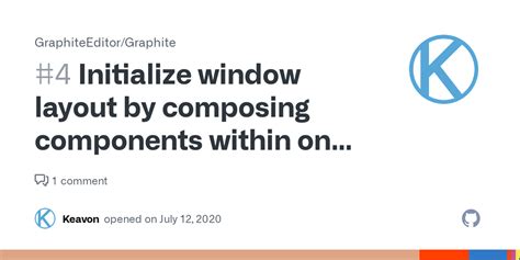 Initialize Window Layout By Composing Components Within One Another