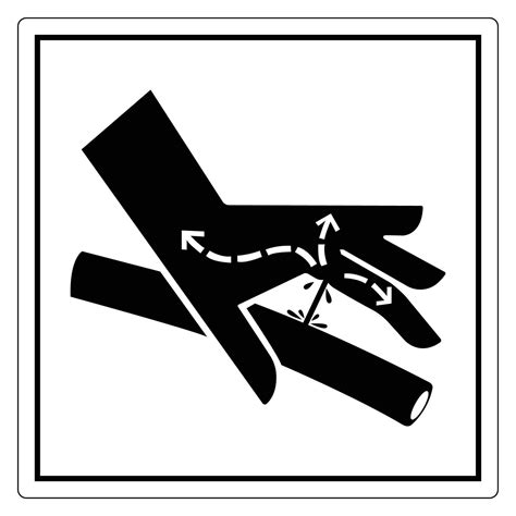 Hand Safety With Sharp Objects Warning Sign 51597591 Vector Art At Vecteezy