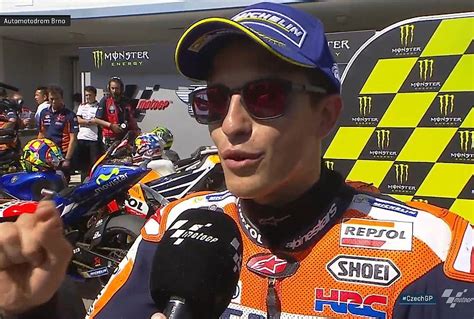 CzechGP MotoGP Qualification Marc Marquez à chaud Paddock GP