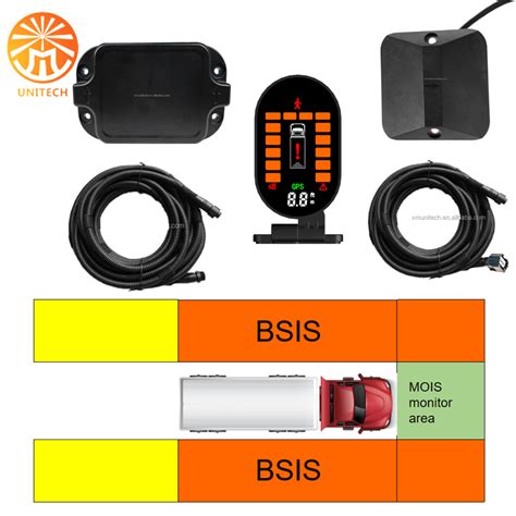 R151 Bsis R159 Mois Truck Blind Spot Detection System Hgv Blind Zone Alert Unitechsensor